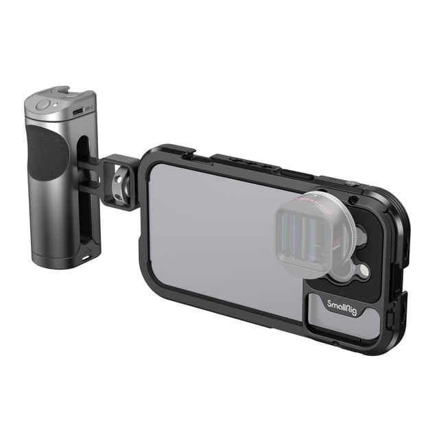 SmallRig Single Handheld Mobile Video Cage Kit for iPhone 14 Pro ...