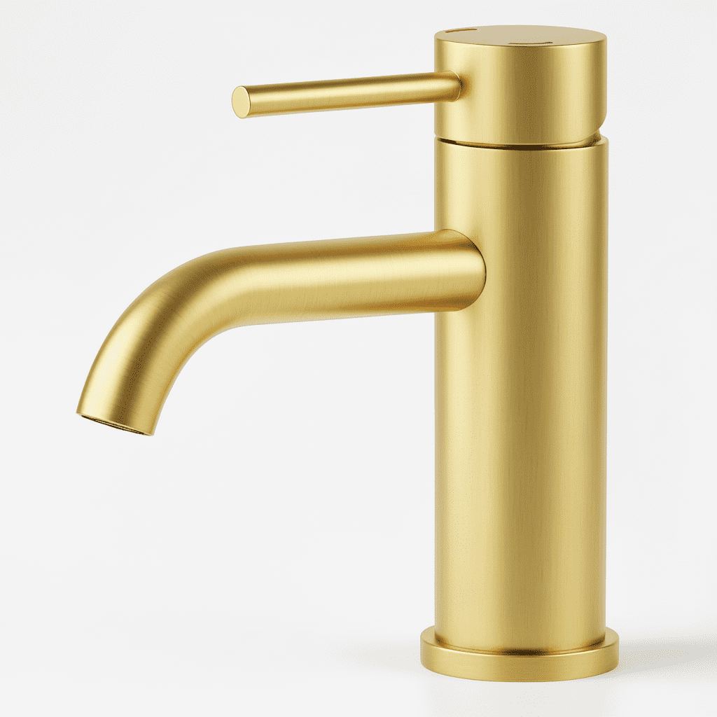 Single Handle Bathroom Faucet Lavatory Faucet Stainless Steel Single ...
