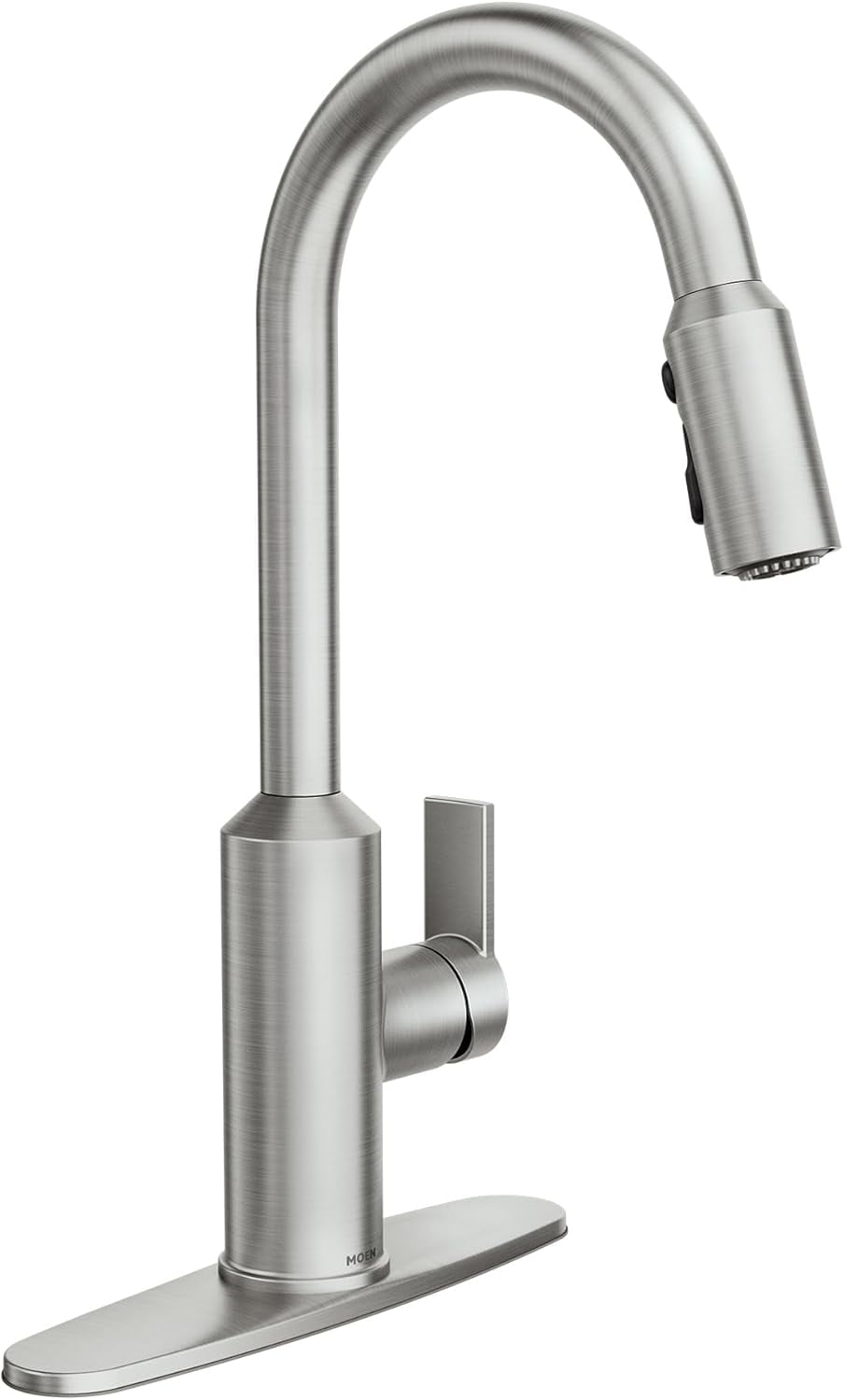 Single Handle High Arc Pull-Down Kitchen Faucet with Reflex Spray ...