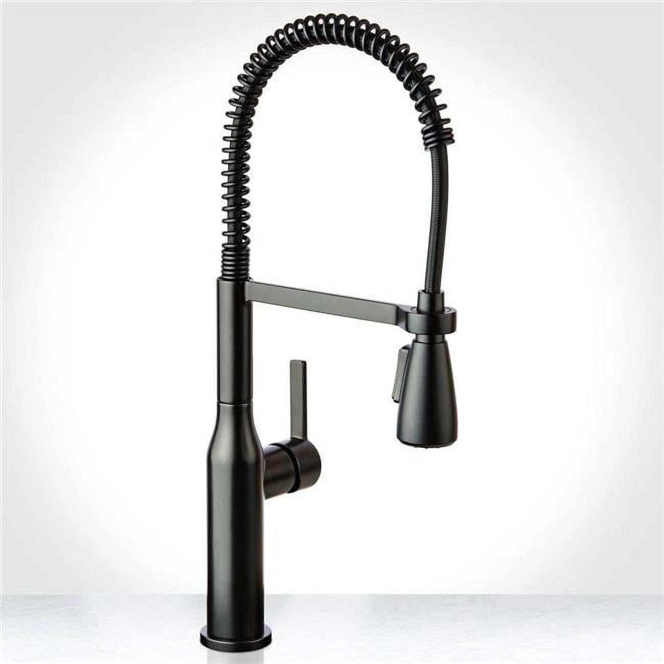 Single Handle Pull Down Kitchen Faucet, Flat Black - Walmart.com