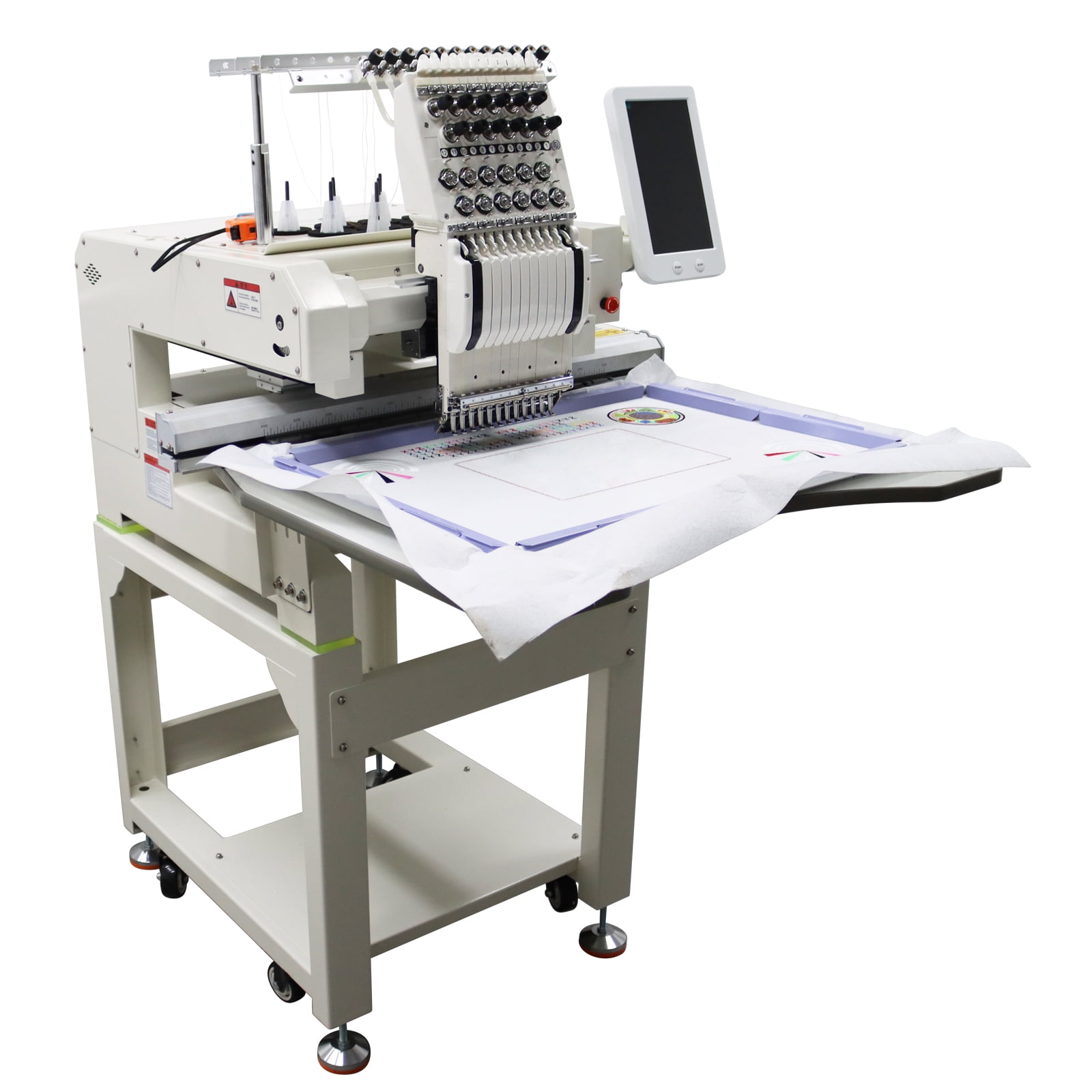 Single Head Commercial Home Automatic Embroidery Machine Computer ...