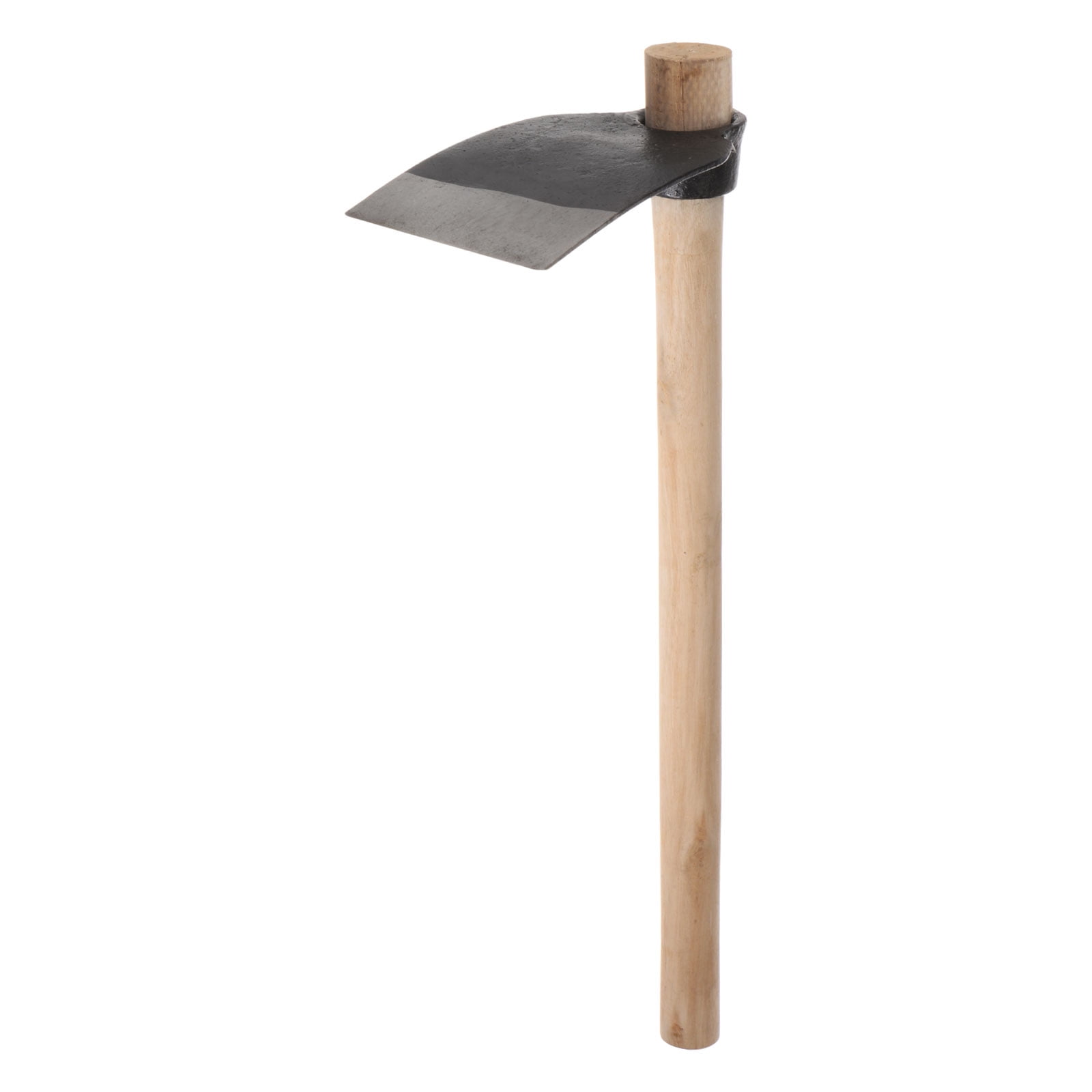 Single Head Garden Hoe Rake 16" Forged Garden Hoe with Wooden Handle ...