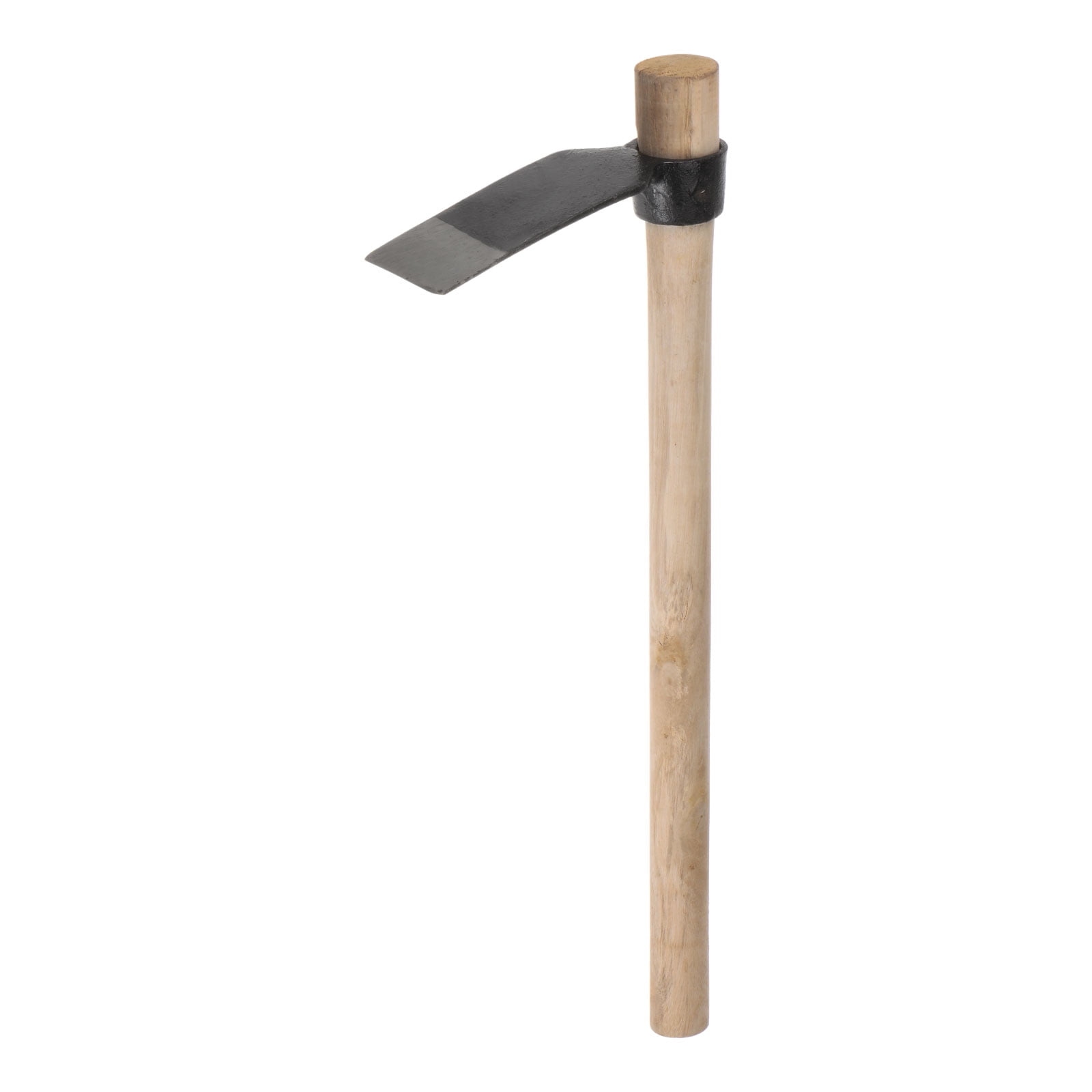 Single Head Garden Hoe Rake 16" Forged Steel Hand Hoe with Wooden ...