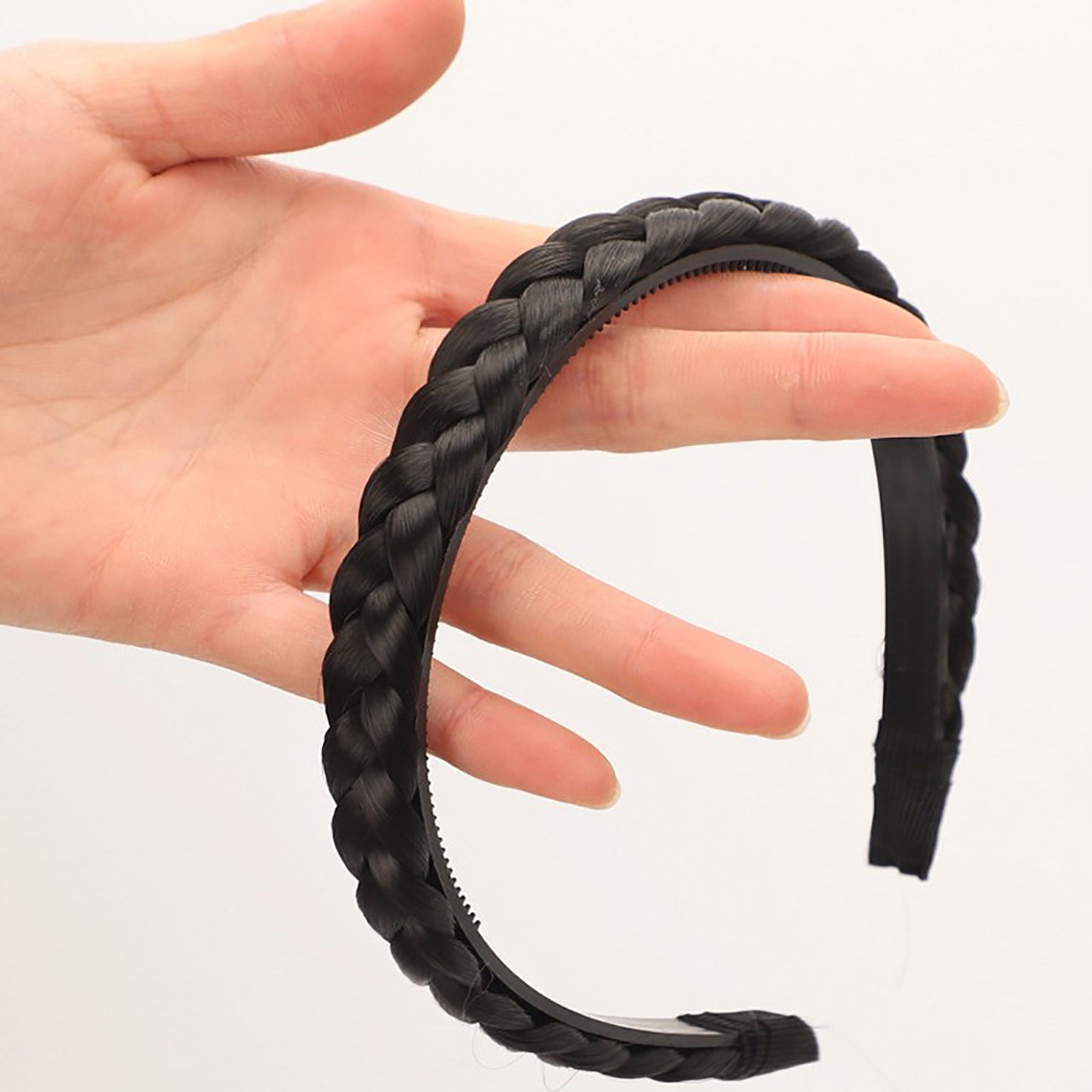 Single Headband Fishbone Wig Fishbone With High Skull Top To Show A ...