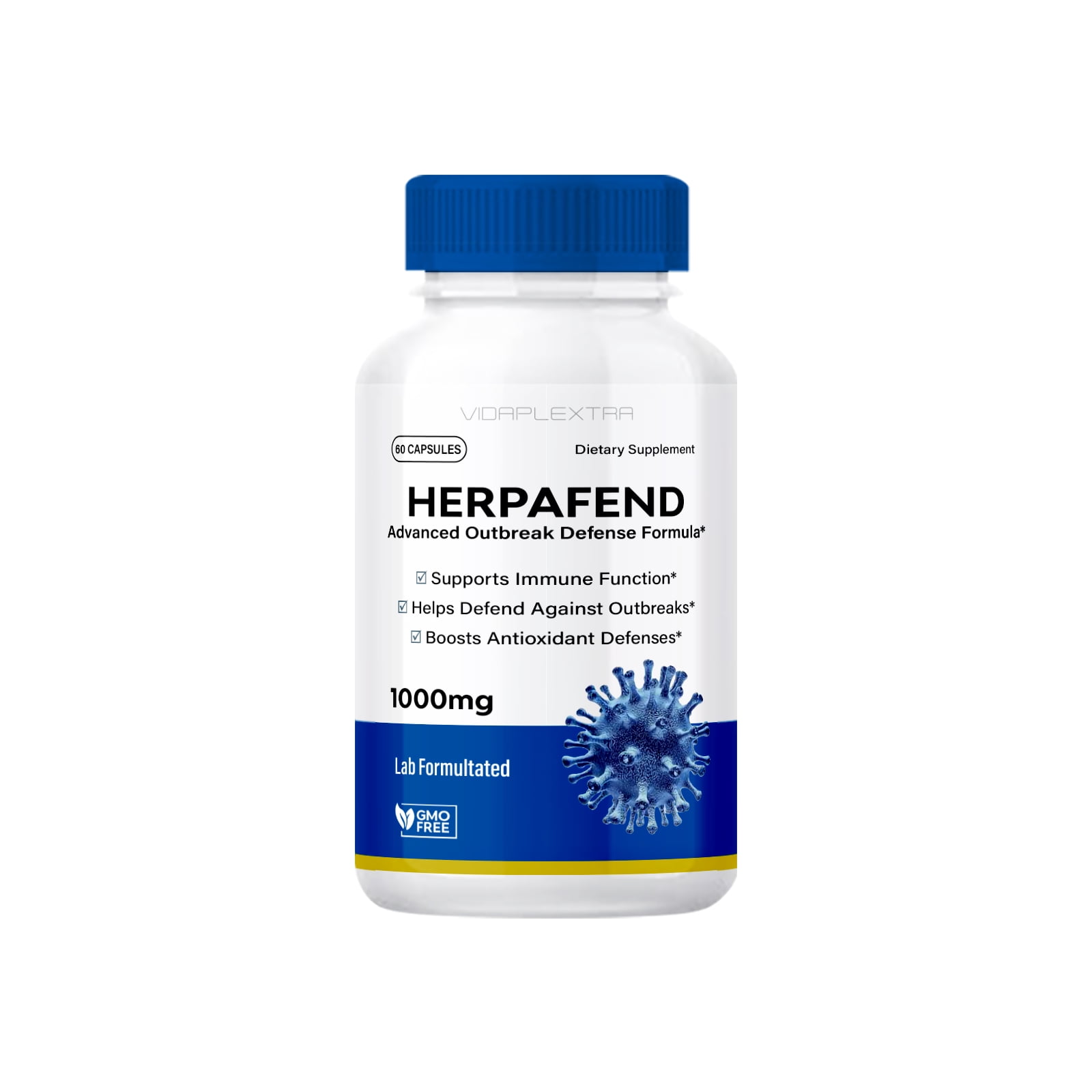 (Single) Herpafend - Herpafend Advanced Capsules - Walmart.com