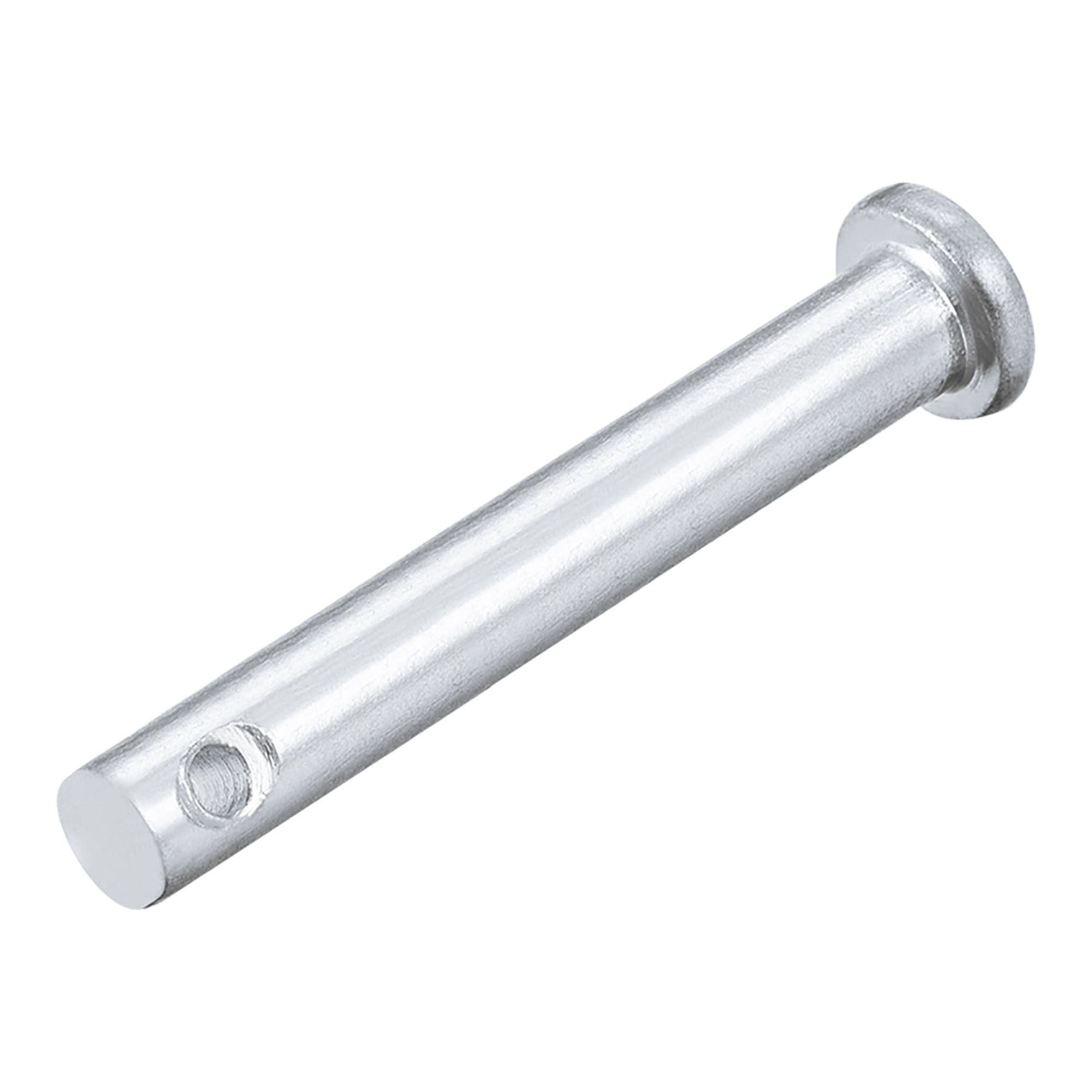 Single Hole Clevis Pins -6mm x 45mm Flat Head Zinc-Plating Solid Steel ...