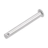 Uxcell M5x60mm Flat Head Metal Round Clevis Pins Fastener Silver Tone 5Pcs - Walmart.com