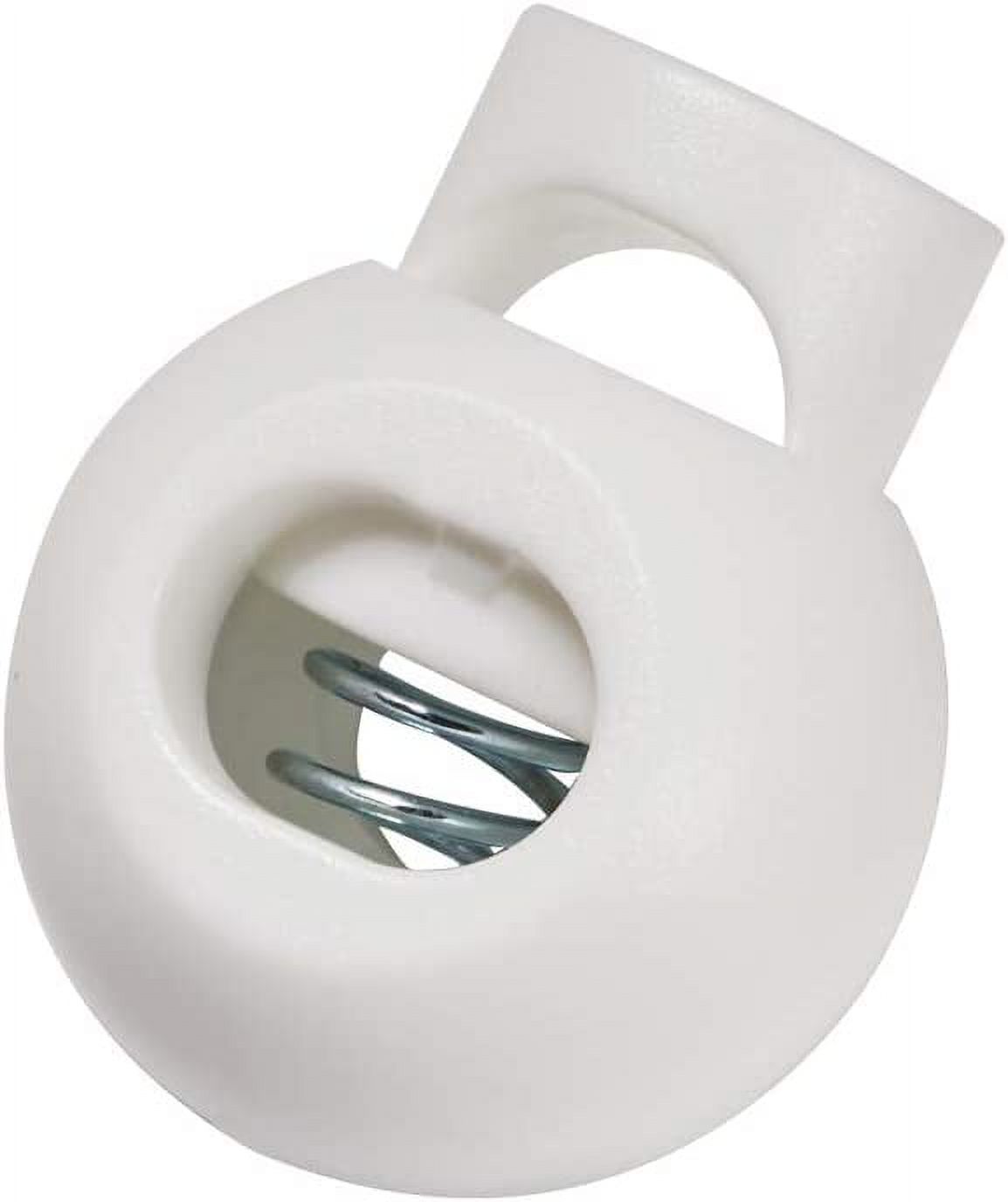 Single Hole Cord Lock Plastic Spring Toggle Stopper Cord Rope End for ...