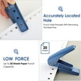 Single Hole Punch, 1 Hole Punch 1/4" Hole Puncher, Paper Punch Hole ...