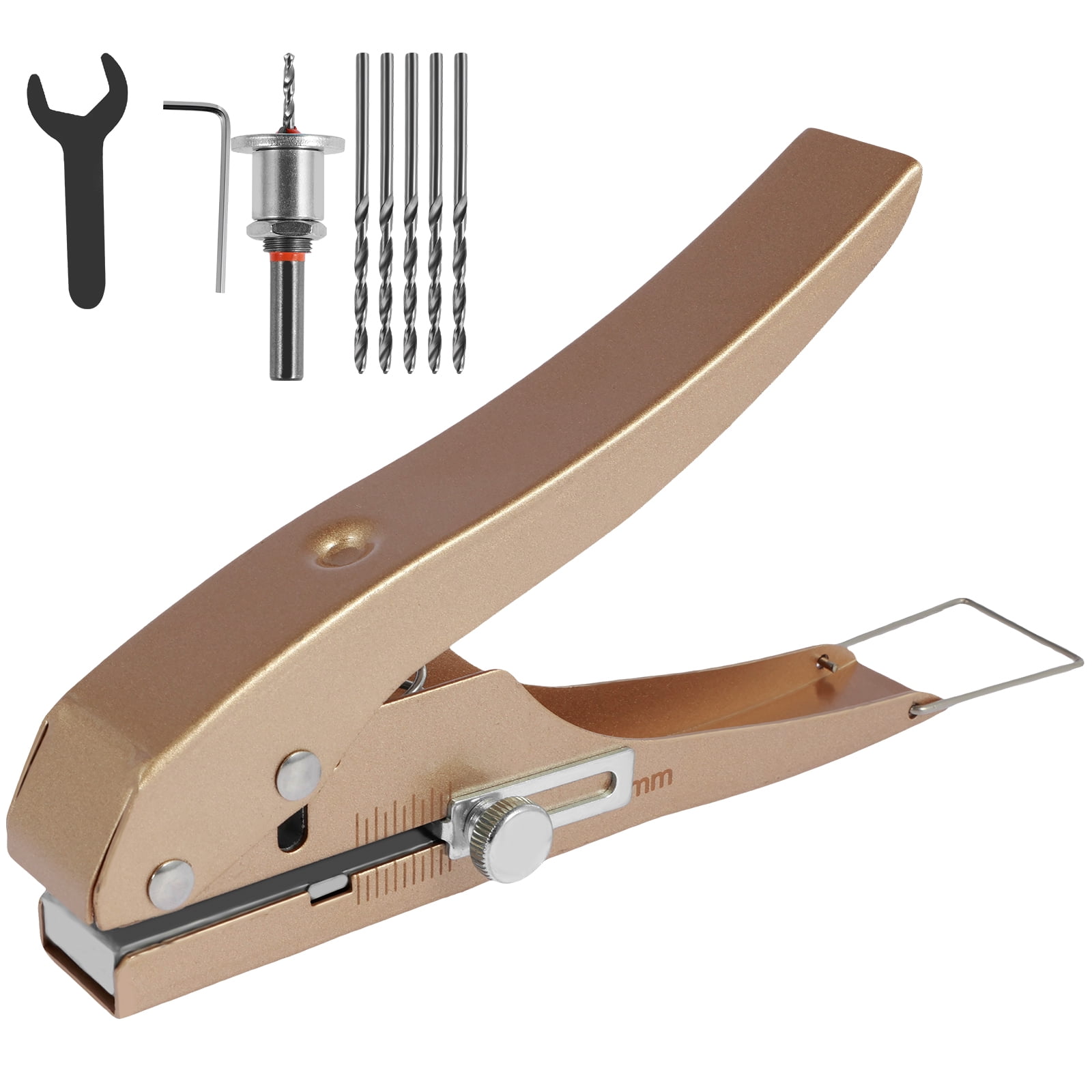 Single Hole Punch 5/16inch 3/8inch Heavy Duty Hole Puncher Portable ...