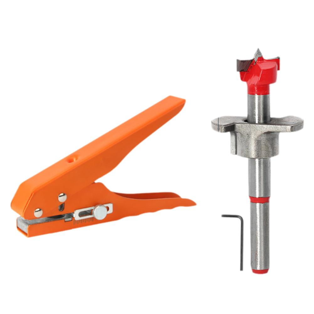 Single Hole Punch, 8mm Handheld Puncher Screw Cover Hole Punch Set with ...