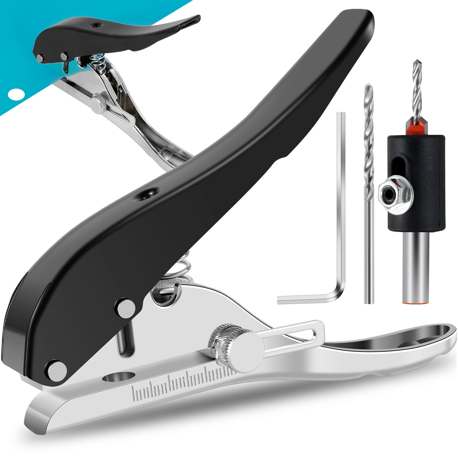 Single Hole Punch 8mm Hole Multifunctional Paper Hole Puncher Tool ...