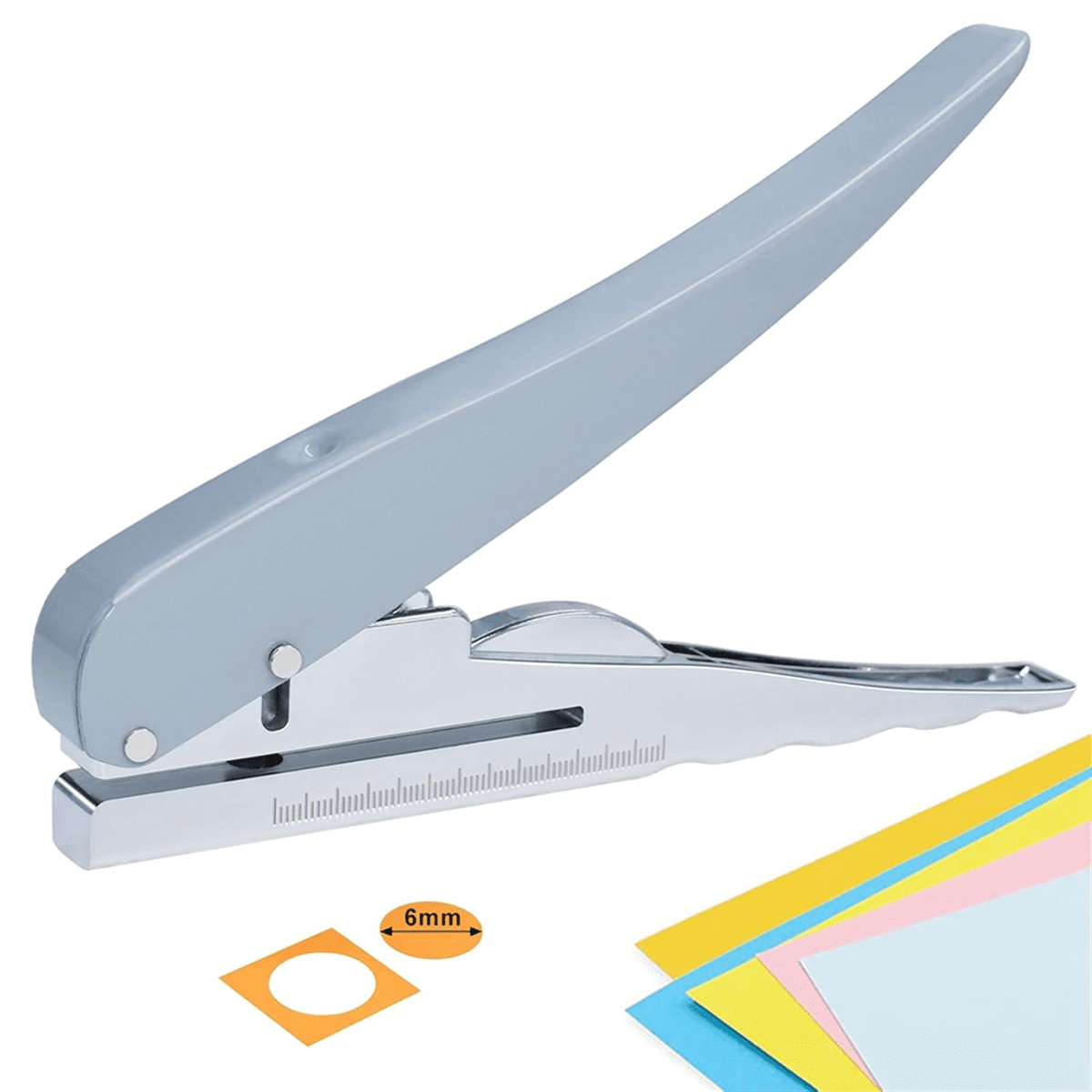 1 x Paper hole punch-Silver Gray - Walmart.com