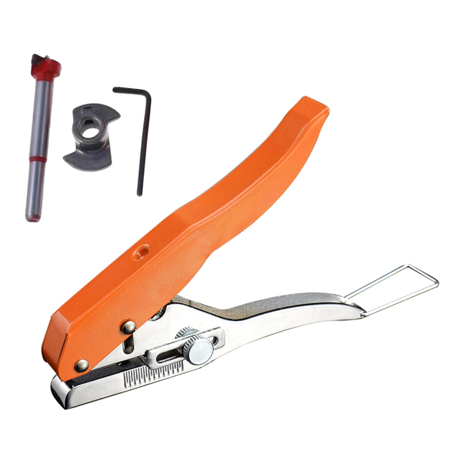 Single Hole Puncher with Scale Adjustable for PVC Card Hard Film Wood ...