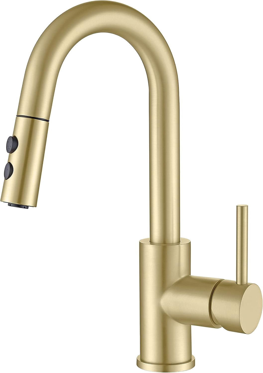 Single Hole Single Handle Bar Sink Faucet with Pull Out Sprayer, Modern ...
