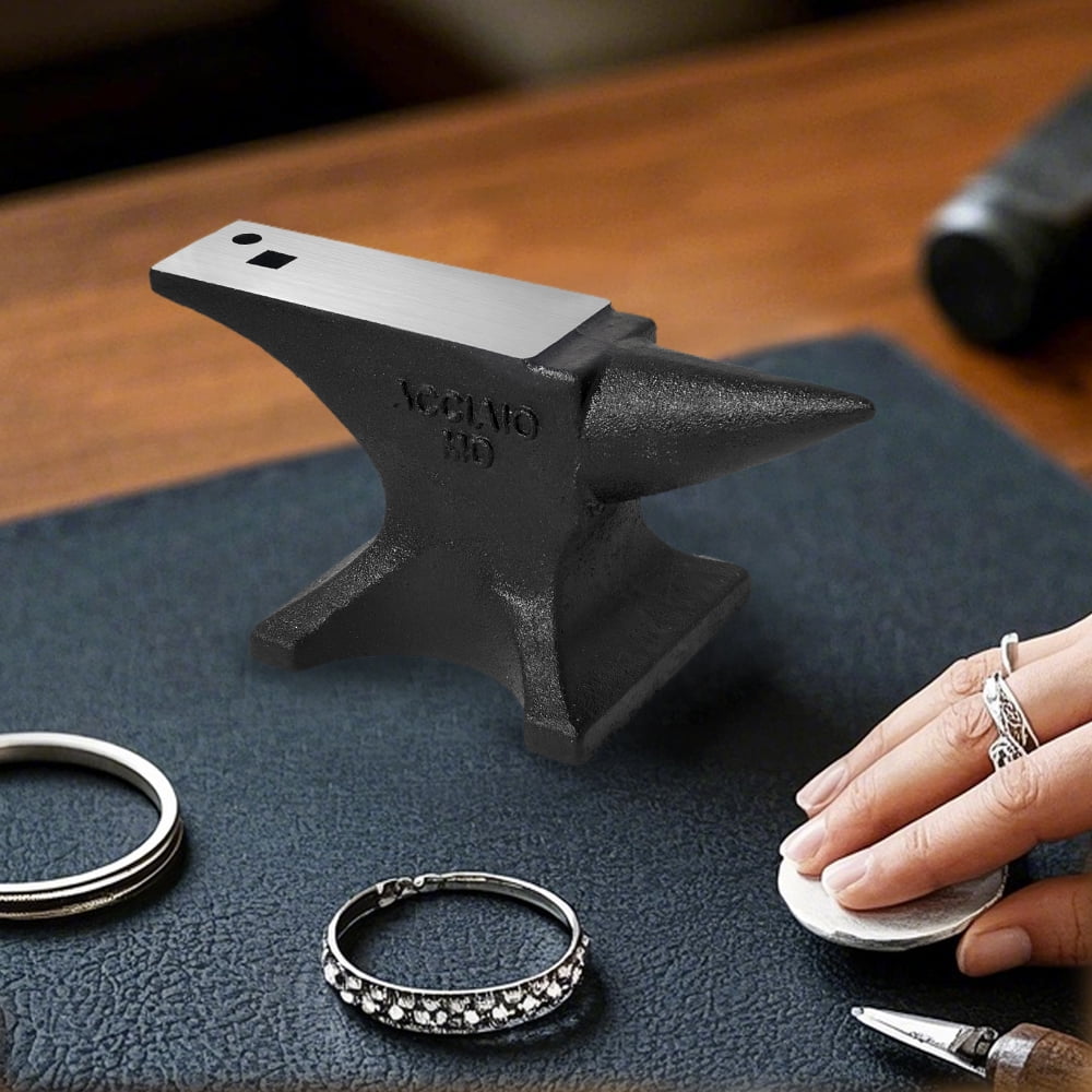 Single Horn Anvil, 25lbs/11kg Cast Steel Anvil, High Hardness Rugged ...