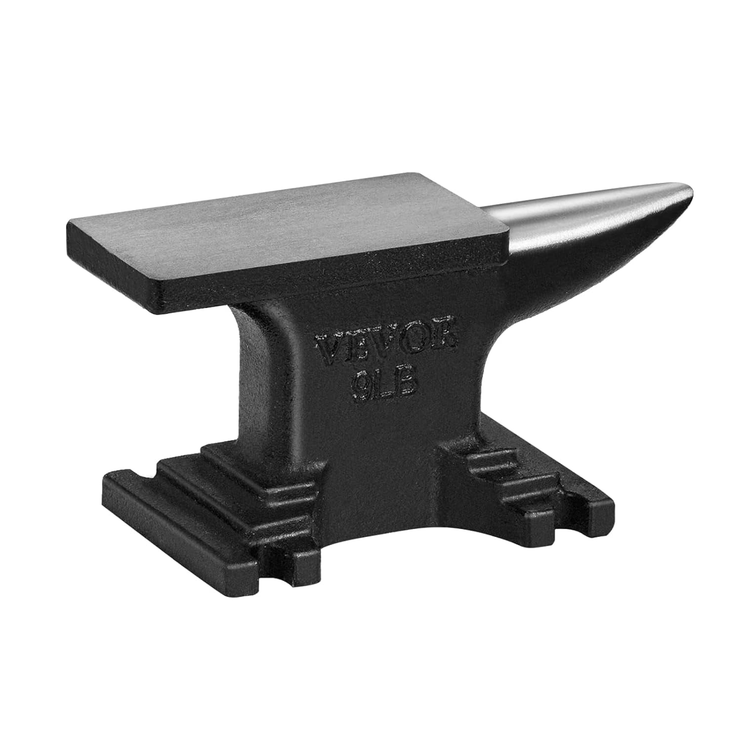 Single Horn Anvil, High Hardness Rugged Round Horn Anvil Blacksmith,8 ...
