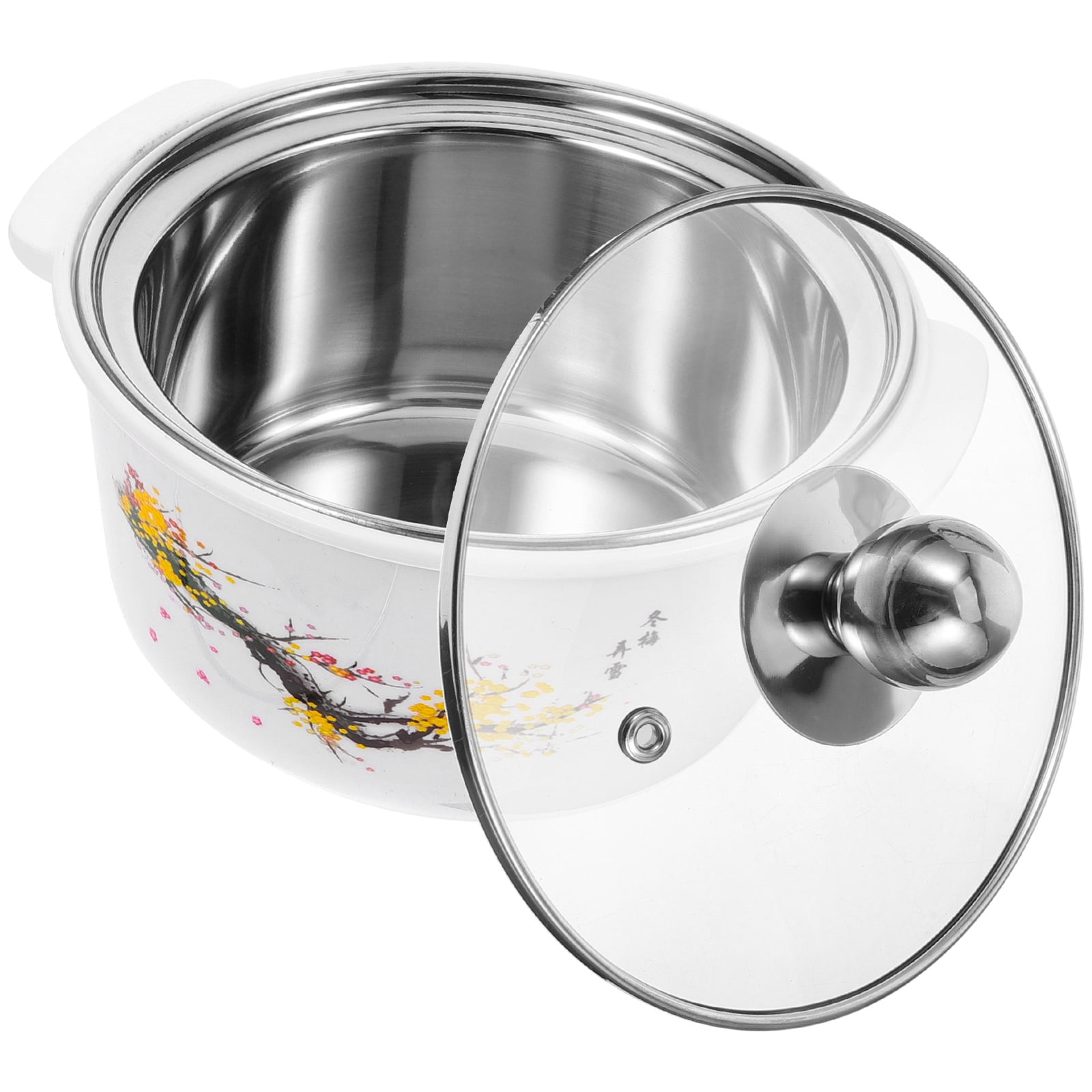 Single Hot Pot with Lid Pans Cooking Pot Braising Pan with Lid ...