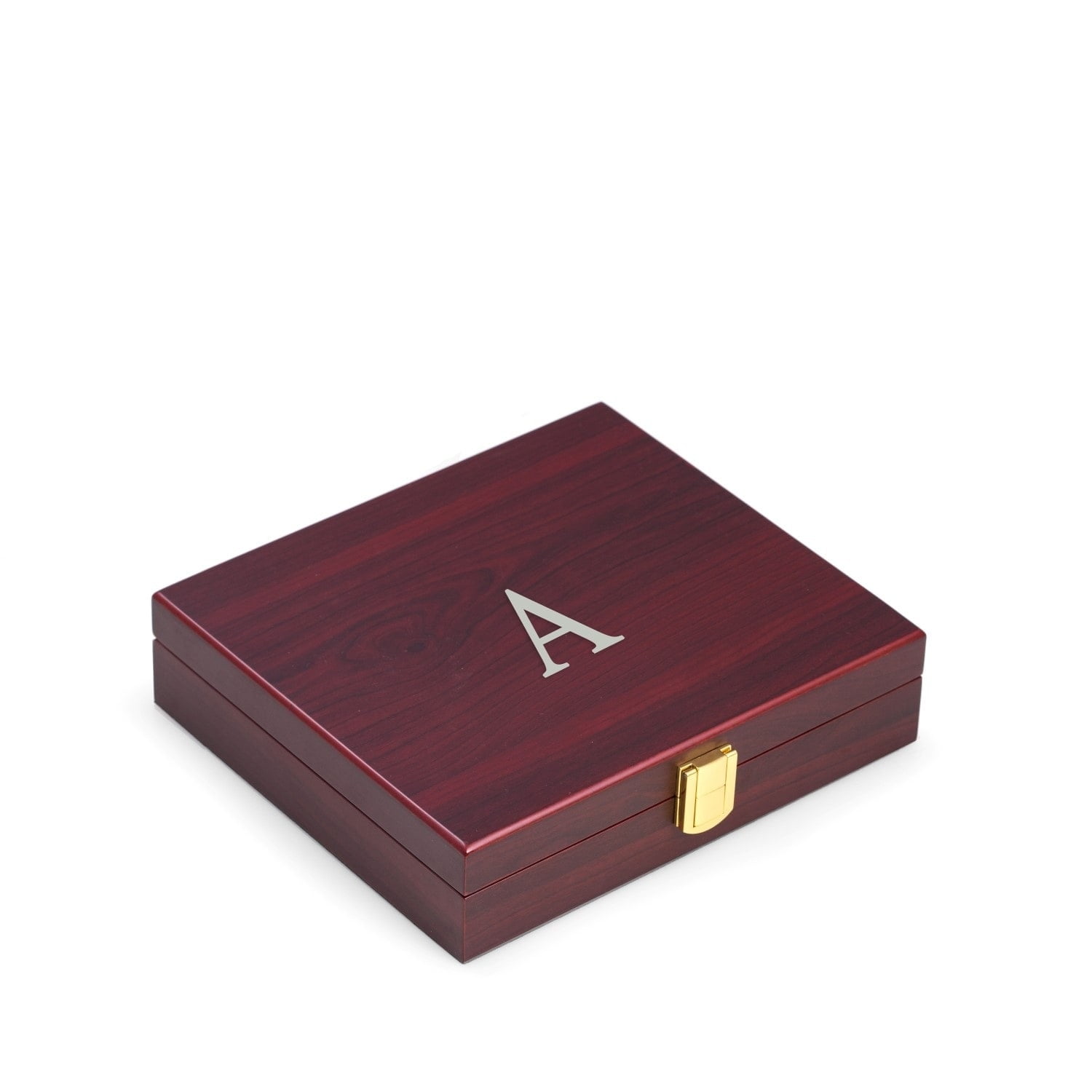 Single Initial Poker Set in Wood Box M - Walmart Business Supplies