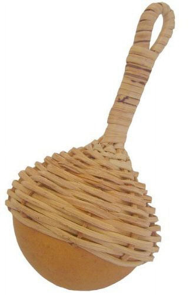 Single Jingle Caxixi Bottle Cap Shaker - African Woven Basket Rattle ...