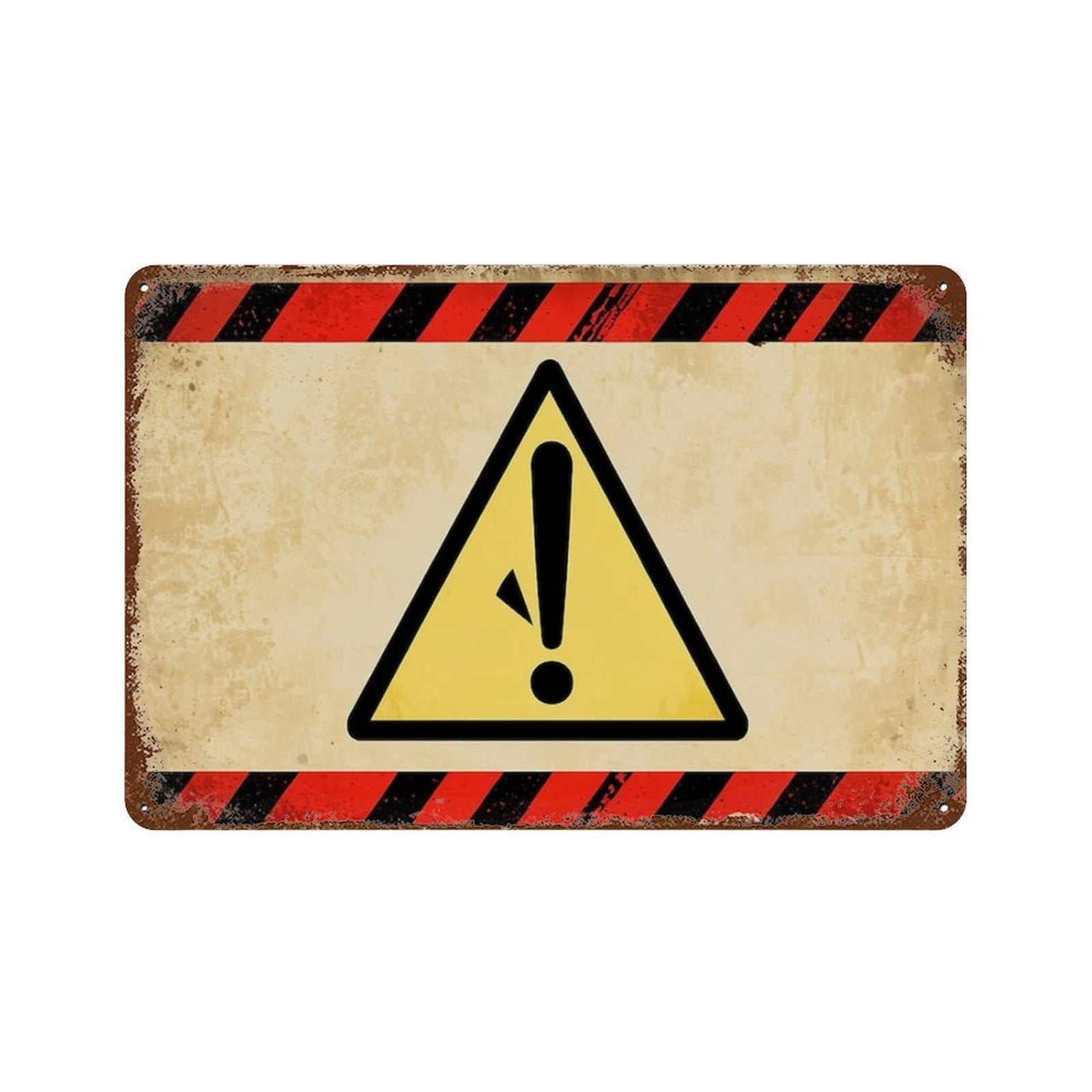 Single Lane Traffic Slow Down Sign Road SignsMetal Tin Sign Warning ...