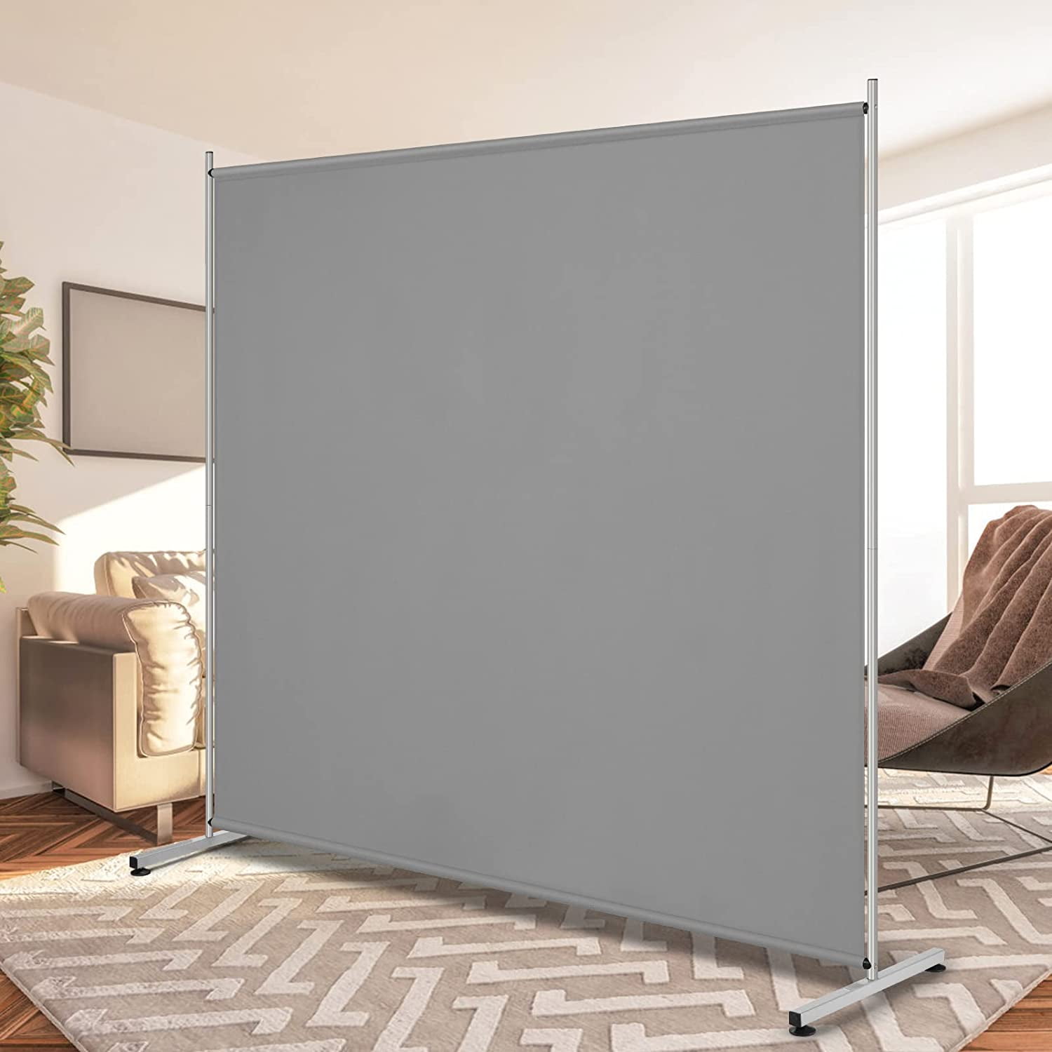 Single Large Panel Room Divider, Privacy Screen for Office, Partition ...