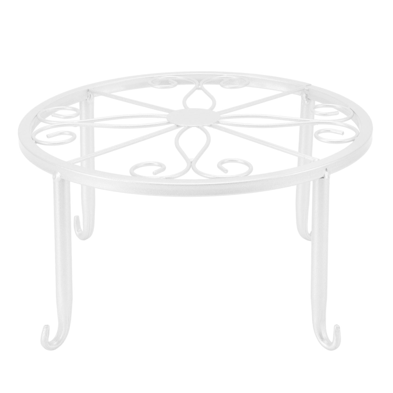 Single Layer Iron Plant Stand Floor Standing Simple Low Plant Pot Stand Balcony Living Room