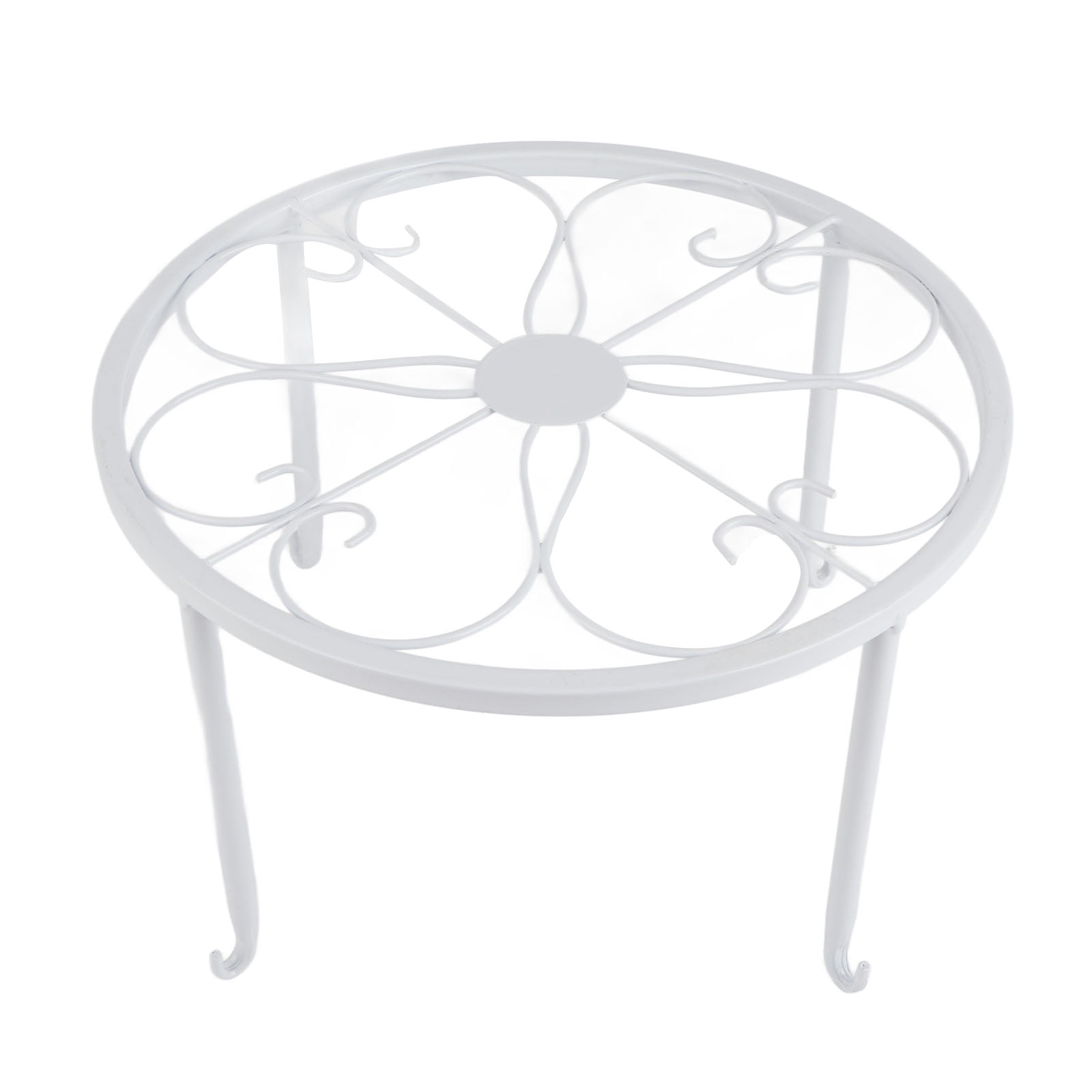 Single Layer Iron Plant Stand Floor Standing Simple Low Plant Pot Stand ...