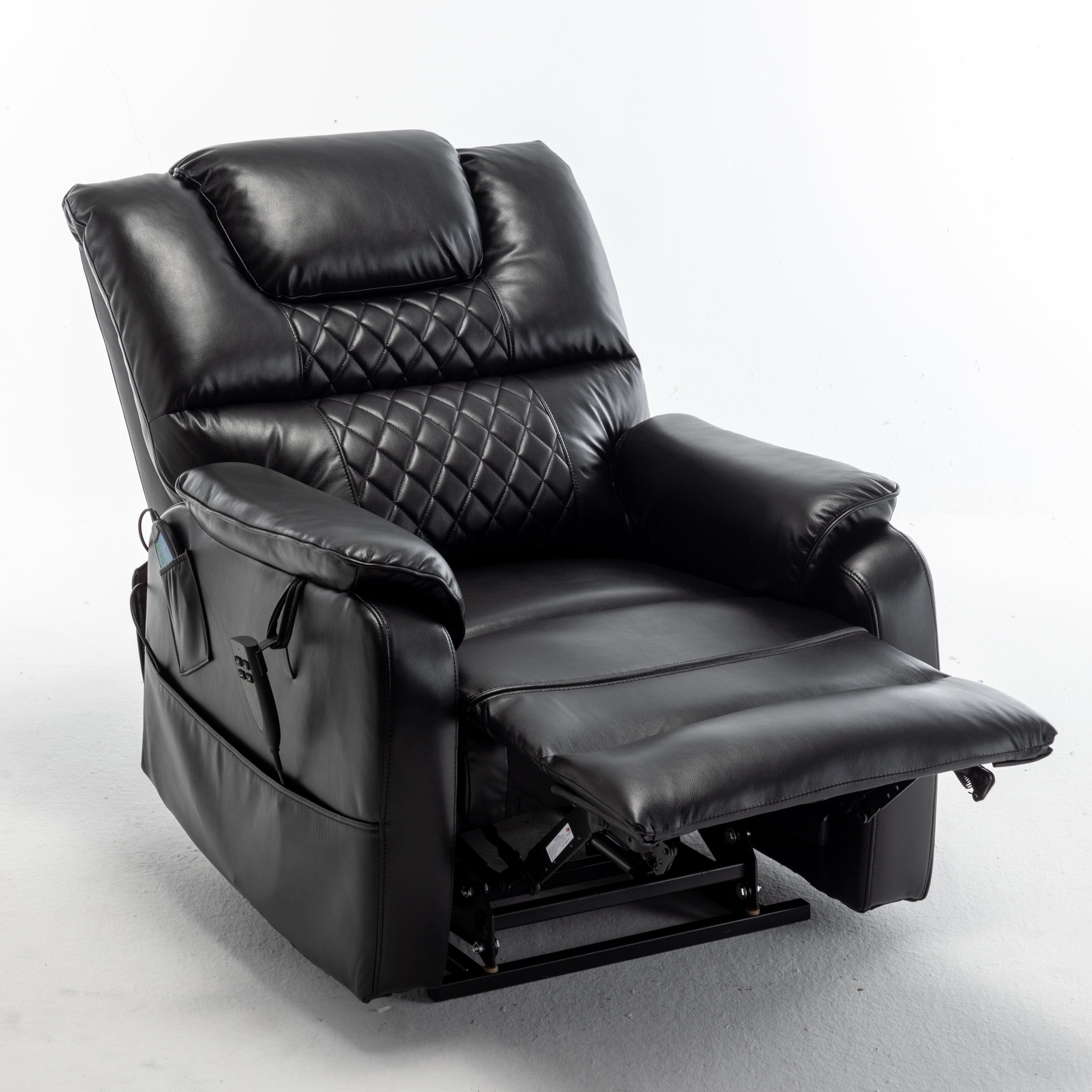 Single Leather Recliner Chair with Remote Control, Recliner Chair for ...