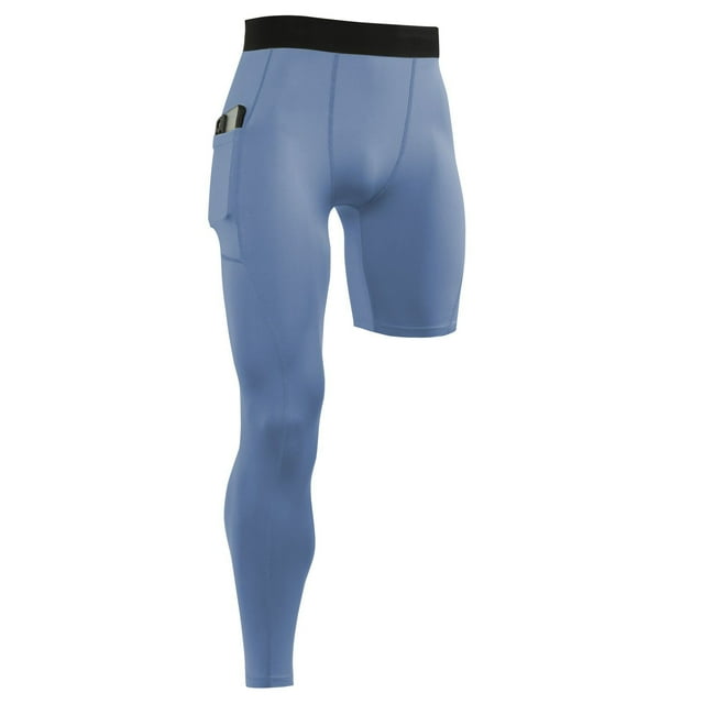 Single Leg 3 4 Compression Tights Unisex Sports Compression Pants One