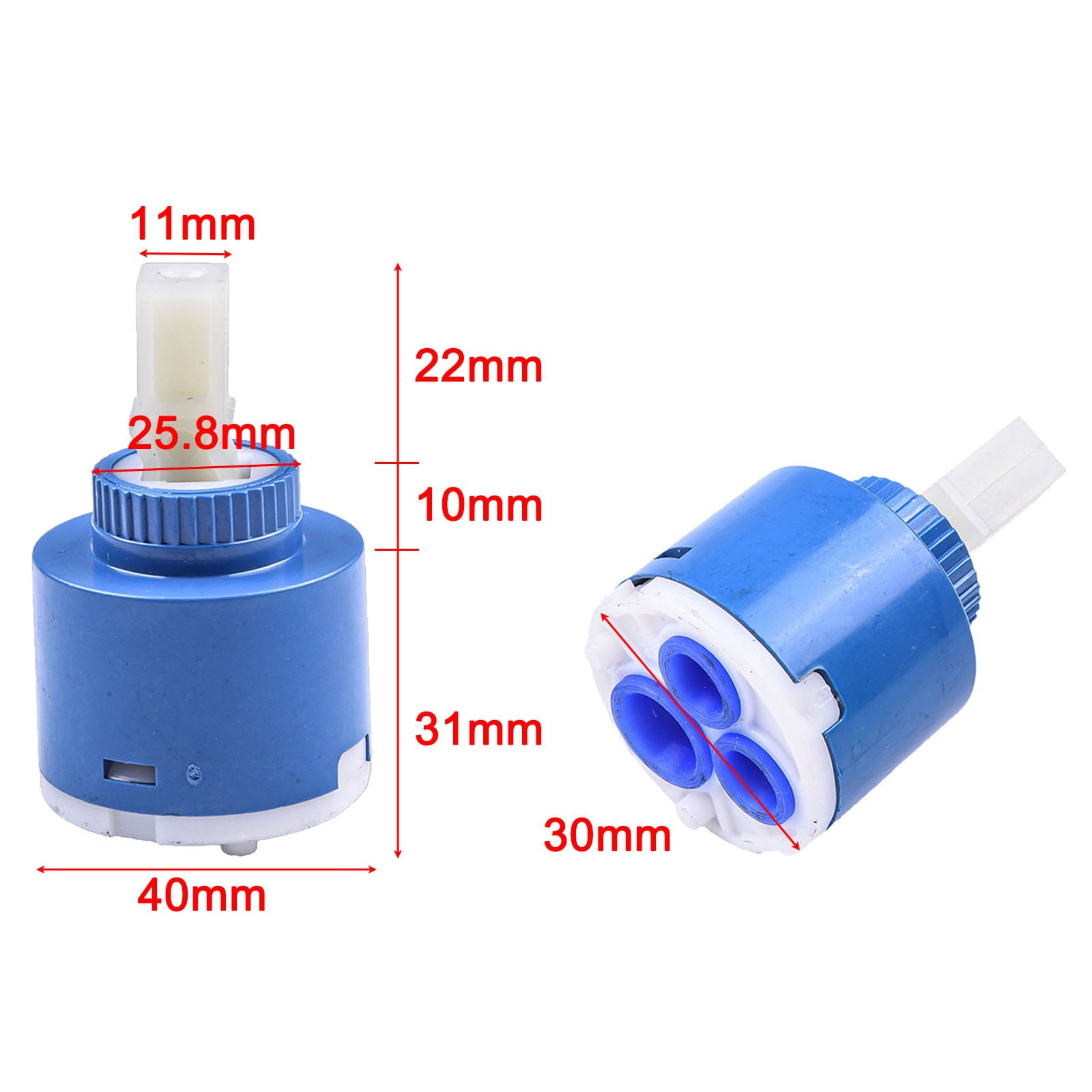 Single Lever Basin/Kitchen Tap Replacement Spare Valve Cartridge 35mm ...
