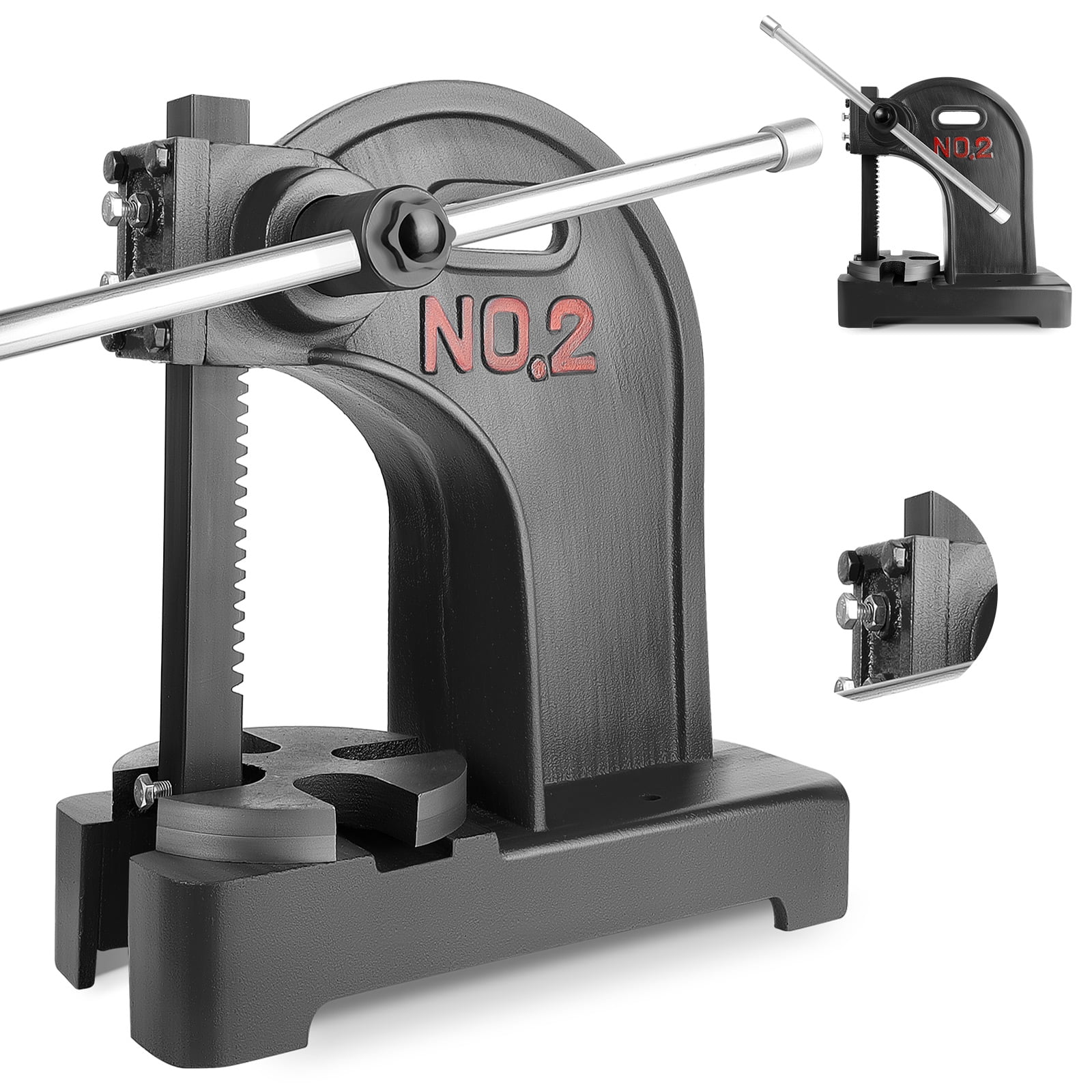 Single-Lever Press, 2T Maximum Force, Manual Metal Press, Black Press ...