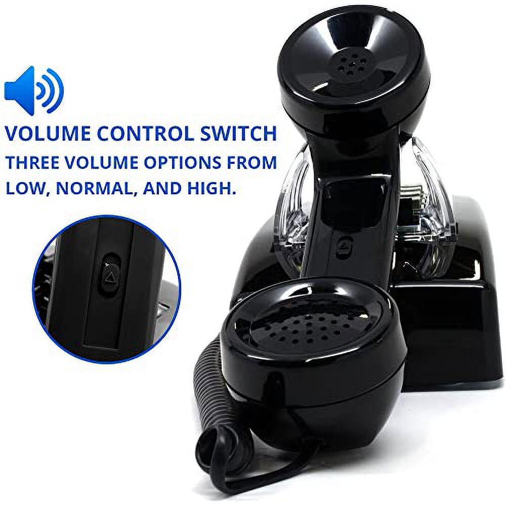 Single Line 2554 Wall Phone with Loud Ringer and Handset Volume Control ...