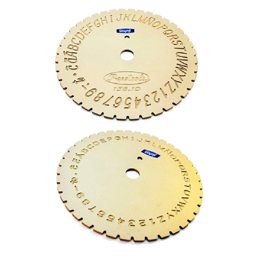 Single Line Block, Inside Ring Engraving Machine -Letter Type Dial Font ...