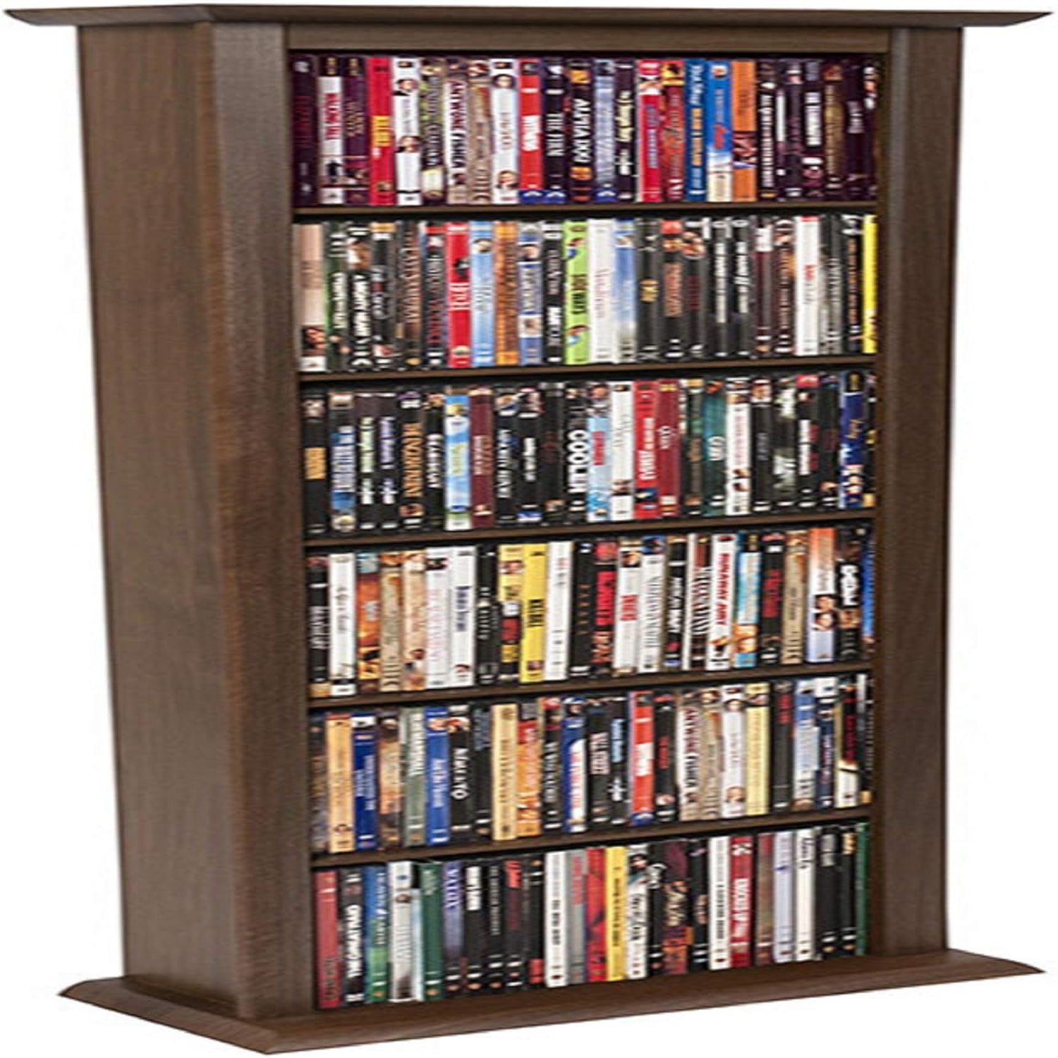 Single Media Storage Tower - Walnut - Walmart.com