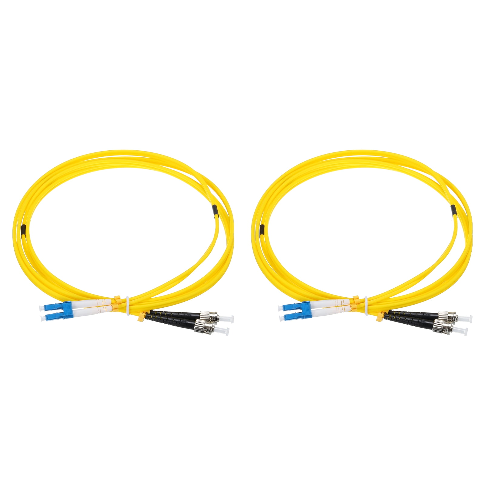 Single-Mode Duplex Fiber Patch Cable 2m/6.6Ft LSZH Fiber Optic LC-ST ...