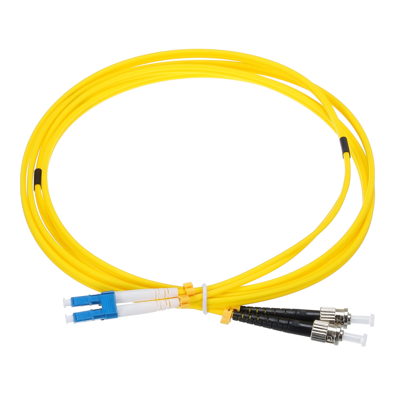 Single-Mode Duplex Fiber Patch Cable 2m/6.6Ft LSZH Fiber Optic LC-ST ...