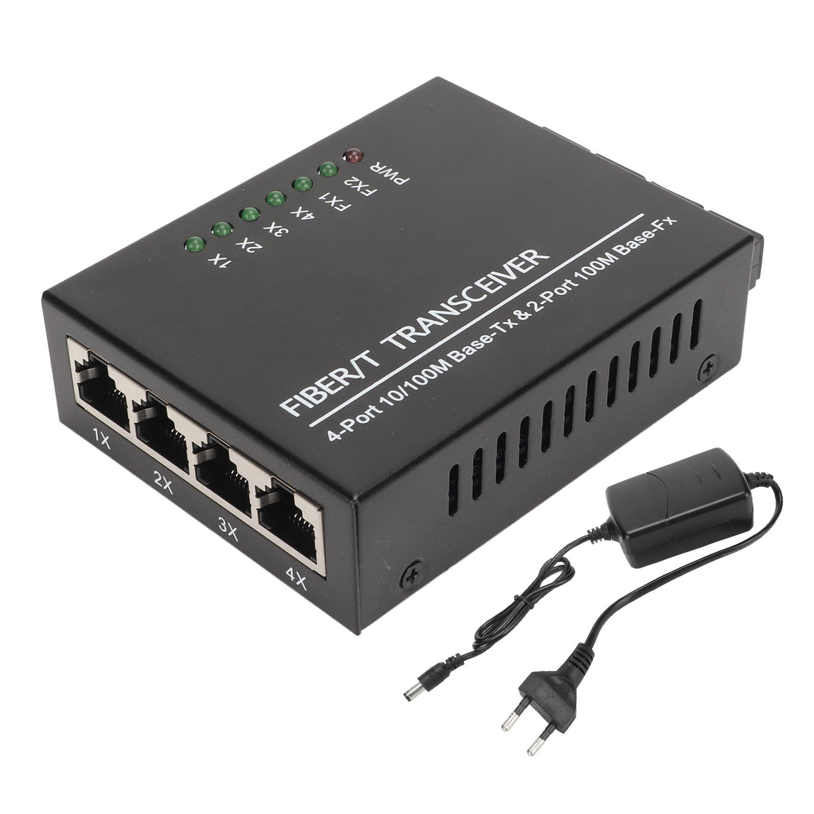 Single Mode Media Converter Single Mode Dual Fiber RJ 45 Port 100 Mbps Plug and Play Fiber to ...
