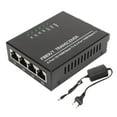 Single Mode Media Converter Single Mode Dual Fiber RJ 45 Port 100 Mbps ...