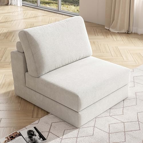 Single Modular Sectional Sofa, Middle Section Sofa for Free Combination ...