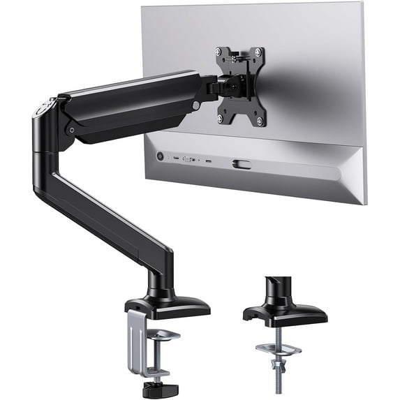 Single Monitor Arm for 13-34 inch Screens, Adjustable Gas Spring ...