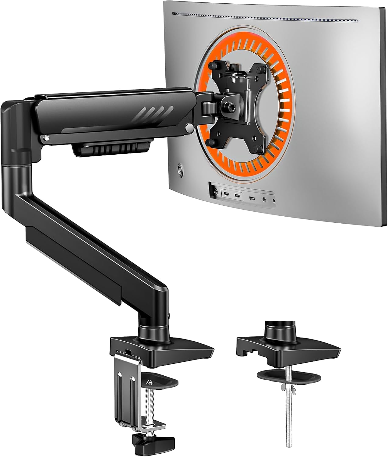 Single Monitor Arm, Fully Adjustable Monitor Mount for 13–34 Inch ...