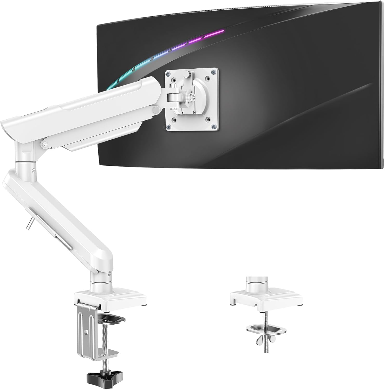 Single Monitor Desk Mount, 13-32 Inch Adjustable Gas Spring Monitor Arm ...