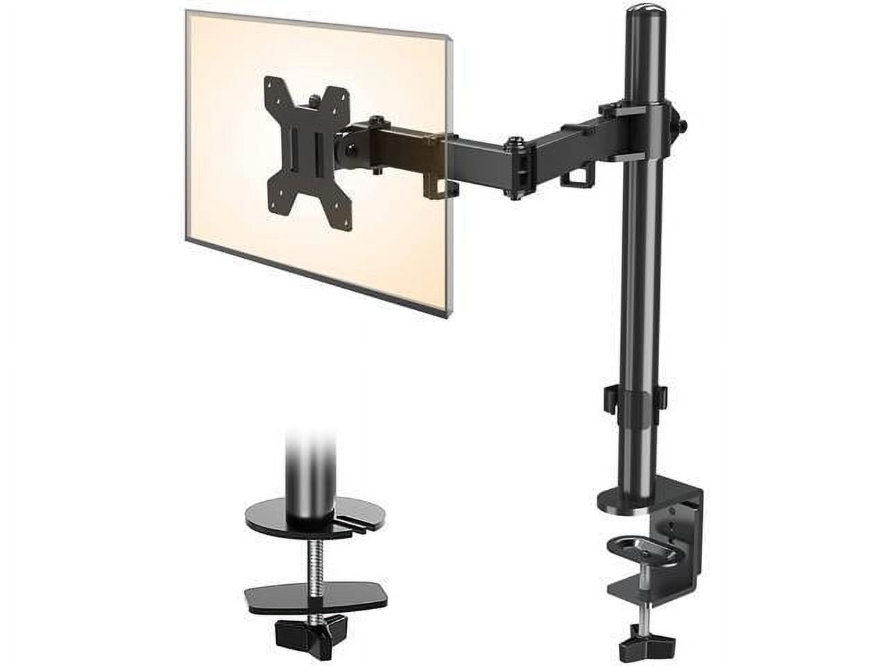 Single Monitor Desk Mount Stand, Fully Adjustable Computer Monitor ...