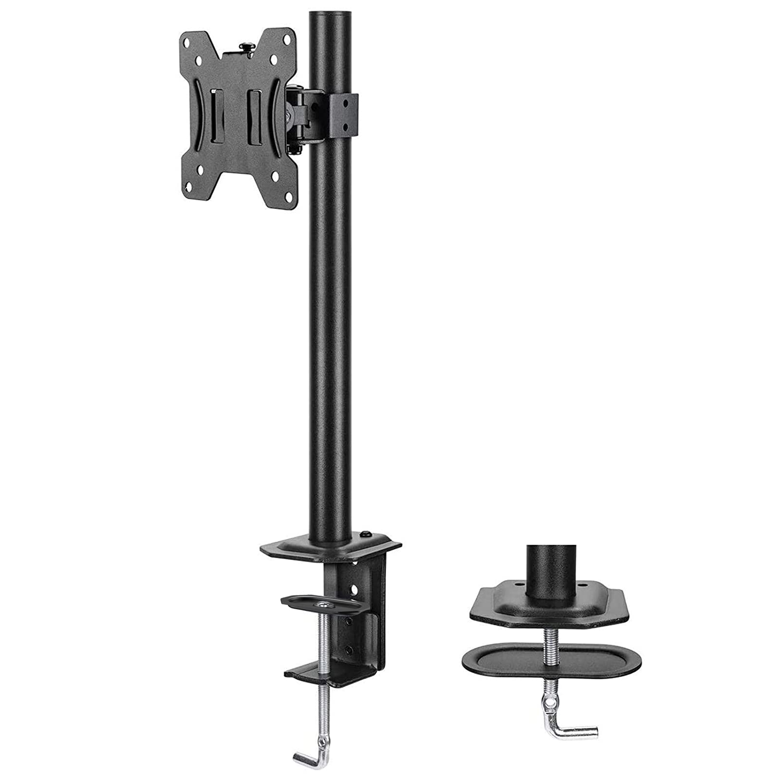 Alera AdaptivErgo Pole-Mounted Monitor Arm, Single Monitor up to 30 ...