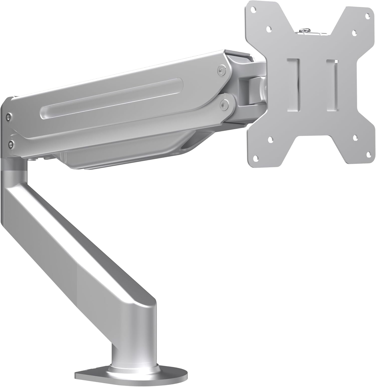 Single Mount Stand,Gas Spring Arm Desk Mount Fully Adjustable for 17 20 ...