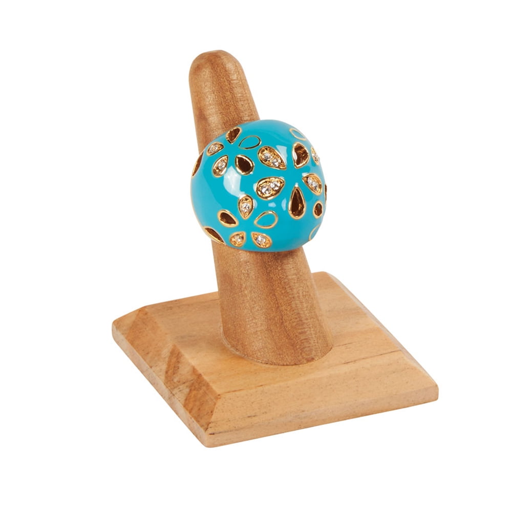 Single Natural Wood Ring Display - Pack of 3 - Walmart.com