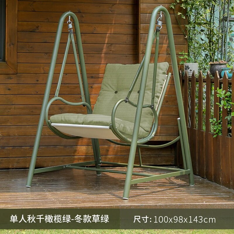 Single Outdoor Fabric Recliner Elastic Luxury Bracket Rocking Reading ...