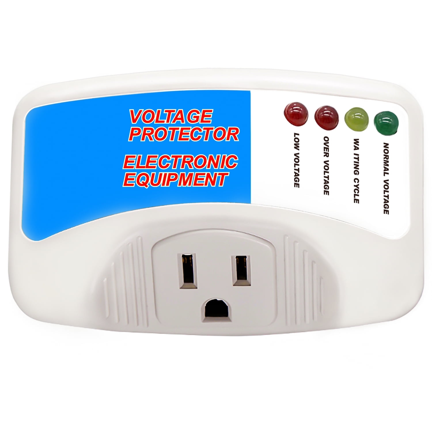 GripGo Single Outlet Surge Protector, Voltage Spike Protector for ...