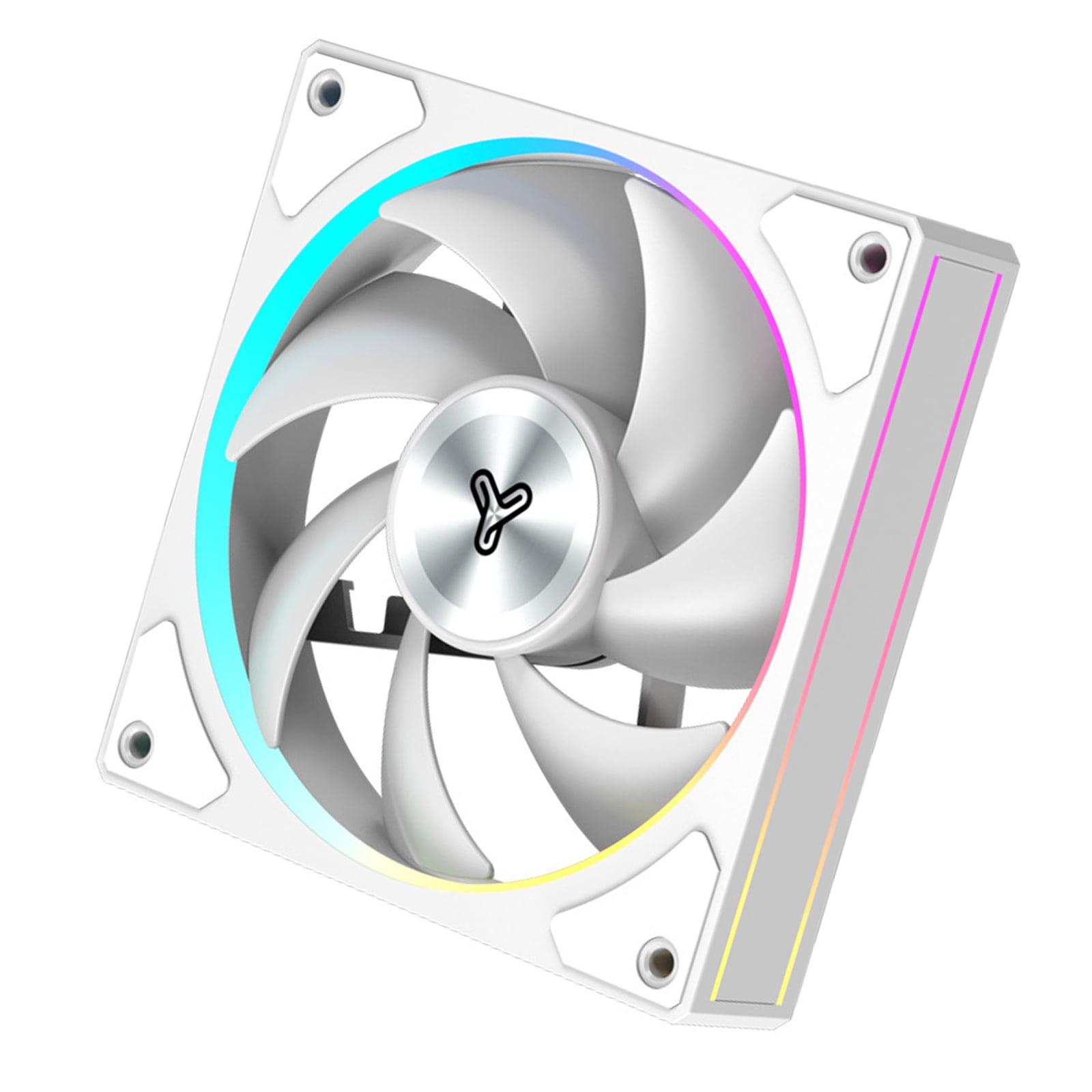 Single Pack 120mm ARGB PWM Fan 4Pin Male Female Fan Cable Featuring ...